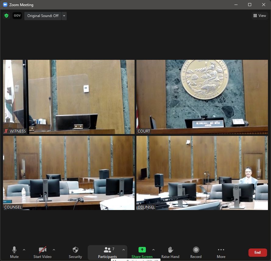 ZOOM GOV Hosting for Trials and Arbitrations - Litigation-Tech
